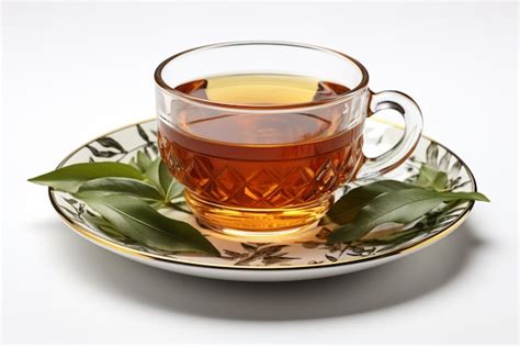 Premium Ai Image Assam Tea On White Background