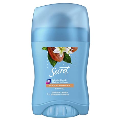 Secret Fresh Antiperspirant And Deodorant Invisible Solid Cocoa Butter