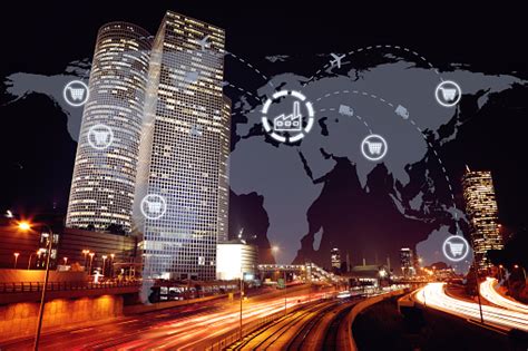 글로벌 해운 물류 수출 무역 네트워크 교통 연결 현대 도시 미래 기술 제공 데이터에 대한 스톡 사진 및 기타 이미지 데이터 트럭 계획 Istock