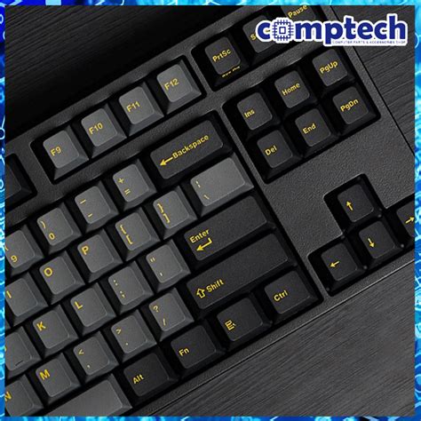 Leopold FC750R PD Ash/Yellow - Cherry Switch, PBT Double Shot Keycap ...