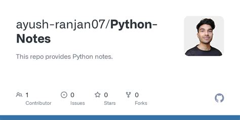 GitHub Ayush Ranjan07 Python Notes This Repo Provides Python Notes