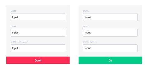 Form Fields — Required Vs Optional By Jordane Sanson Ux Collective