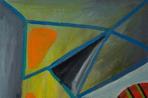 Minglei Wang Minglei Wang Cubism Original Oil On Canvas Coffee And
