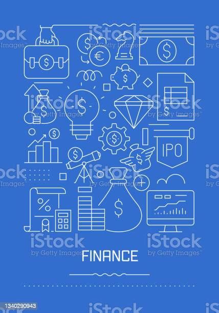 금융 관련 현대 라인 디자인 브로셔 포스터 전단지 프리젠 테이션 템플릿 벡터 일러스트 0명에 대한 스톡 벡터 아트 및 기타 이미지 0명 감소 개념 Istock