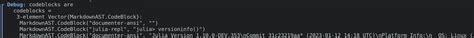 ` hide` results in empty lines in code blocks in pdf output · issue 2054 · juliadocs documenter