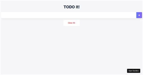Vue Todo List Codesandbox