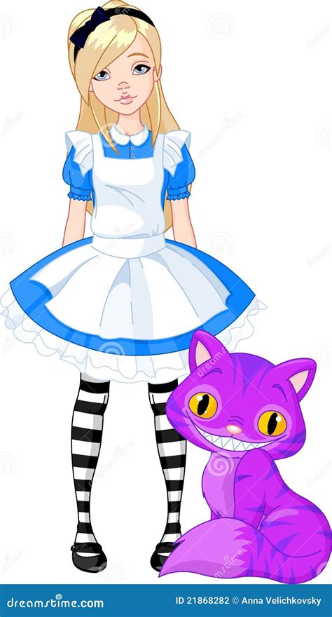 Alice In Wonderland Watercolour Royalty Free Cartoon 101202860