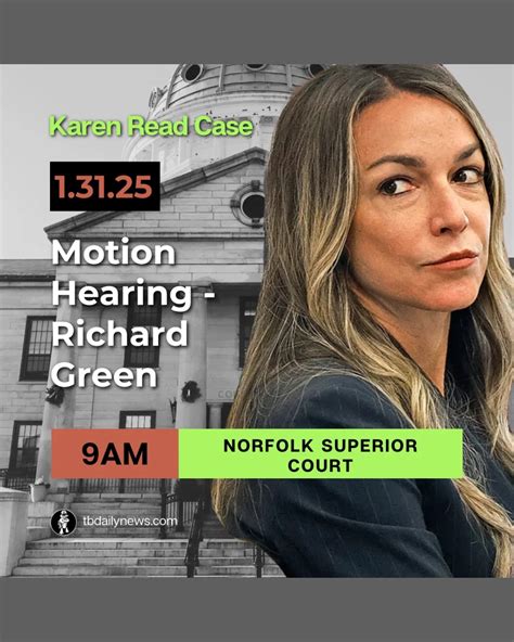 Should Be An Interesting Day In Court Tomorrow For Karen Read The Main