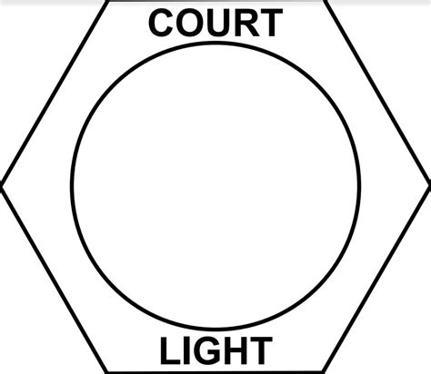Engraved Toggle Switch Plate Hexagon Shape