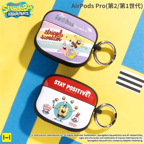 Airpods Pro 第2世代 第1世代 ケース スポンジボブ Iface エアポッズプロ 第2世代 ケース エアポッズプロ 第2世代