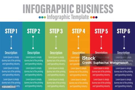 6 포인트 6 단계 또는 목록 다이어그램의 6 단계 옵션 프로세스 레이아웃 템플릿의 오름차순 인포 그래픽 요소 벡터 0명에 대한 스톡 벡터 아트 및 기타 이미지 Istock