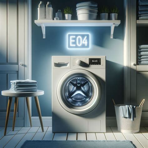 E04 Error Code On A Bosch Siemens Washer A Troubleshooting Guide