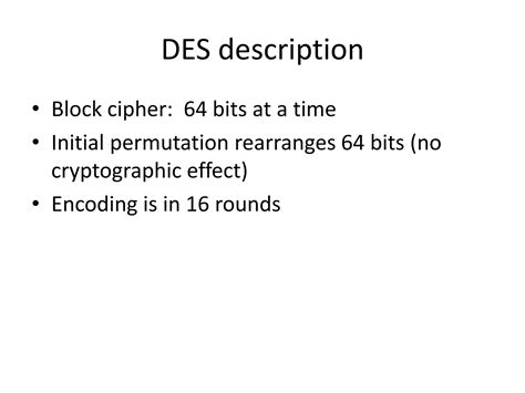 Symmetric Key Encryption Algorithms PPT