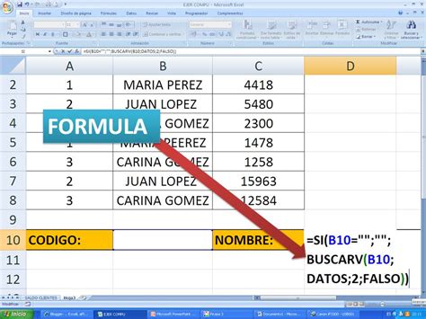 ExcelL APlLicaTiioOns Uso De Funciones Si Buscarv Y Sumar Si Conjunto