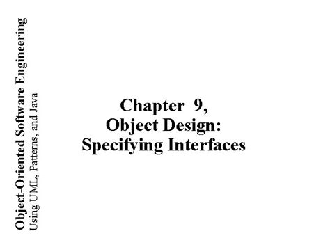 Using Uml Patterns And Java Objectoriented Software Engineering