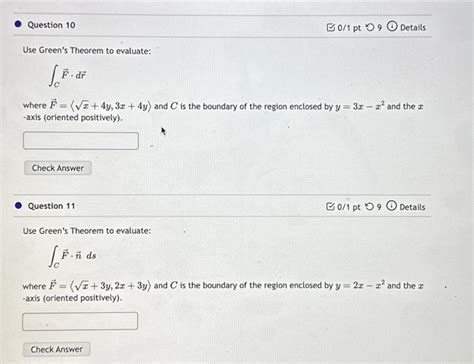Solved Use Green S Theorem To Evaluate CFdr Where Chegg