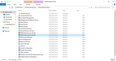 Установка oracle instant client с odbc на windows server 2016