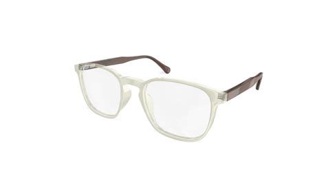 Specsavers Mens Glasses Pecan Grey Square Plastic Acetate Renew