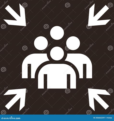 Emergency Evacuation Assembly Point Sign Assembly Point Icon