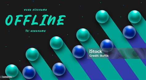 스트림에 대한 오프라인 허드 화면 배너 169 3d 기하학적 그라데이션 셰이프가 있는 오프라인 배경입니다 오프라인 스트리머 방송을 위한 화면 보호기입니다 오프라인 화면을