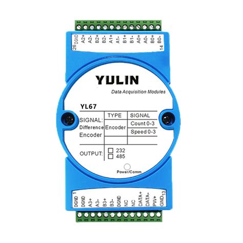 4路差分编码器脉冲计数器，转速测量，modbus Rtu模块，yl67 知乎