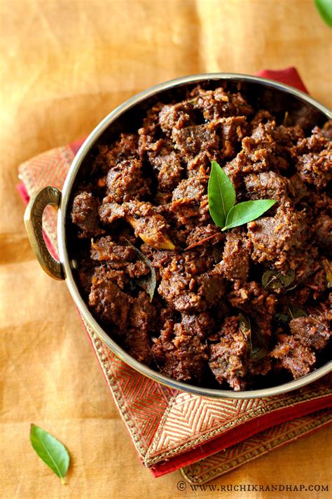 Beef Ularthiyathu ~ Classic Kerala Style Beef Fry Ruchik Randhap
