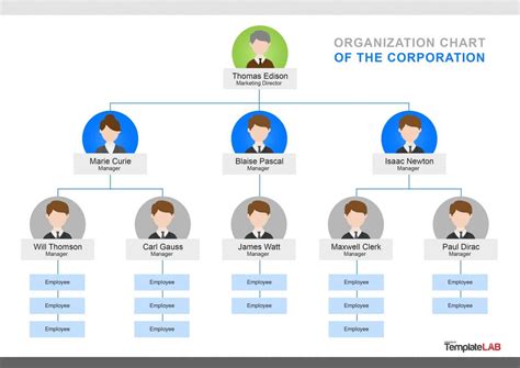 Word Org Chart Template CC Alcala Norte