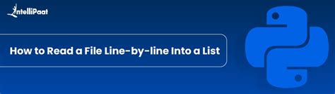 How To Read A File Line By Line In Python