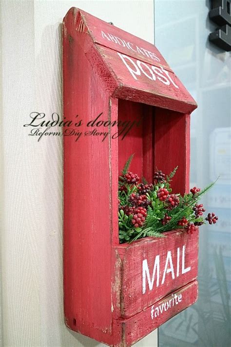 오랜만에 빨간우체통 만들기~~ㅎㅎ 네이버 블로그