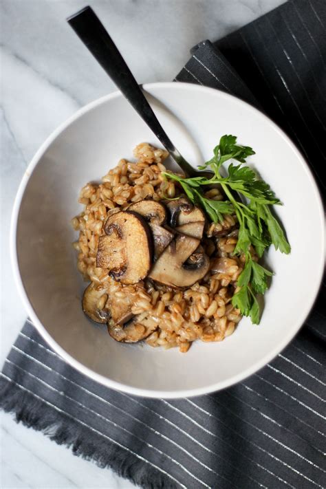 Pearled Spelt Mushroom Risotto Artofit
