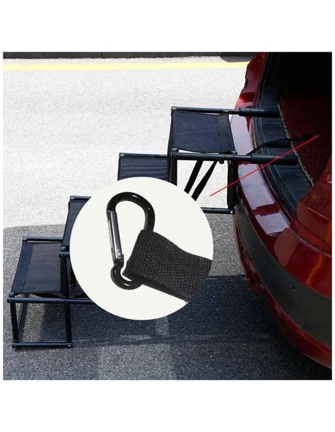 Scara Pentru Caini Shaw® Negru 4 Trepte Pliabila