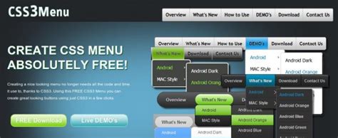 Css3menu Una Forma Rápida De Crear Menús En Css3
