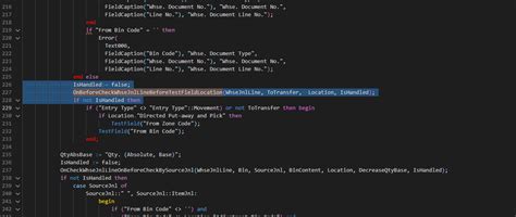 Event Request Codeunit 7302 Wms Management Onbeforecheckwhsejnllinebeforetestfieldlocation