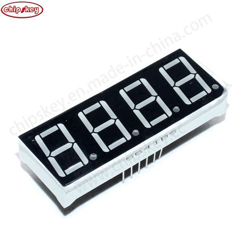 4 Bit 7 Seg Common Anode 056 Inch Digital Tube Led Display 5461 12pins