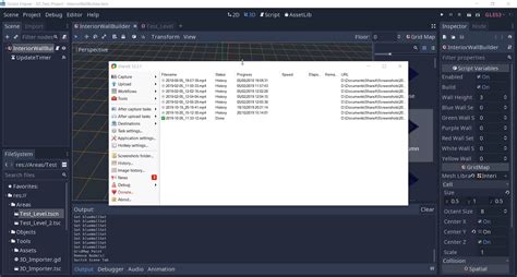 tool scripts are amazing wall builder for gridmap r godot
