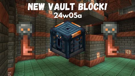 Explaining The New Vault Block In Minecraft Snapshot 24w05a Youtube
