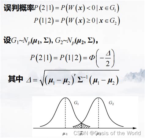多元统计分析4判别分析多元统计分析距离判别计算题解析 Csdn博客