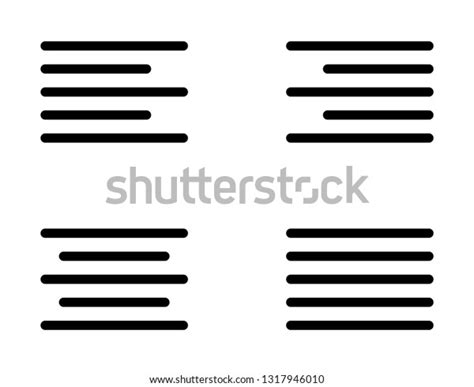 Text Alignment Text Align Set Left Stock Vector Royalty Free 1317946010 Shutterstock