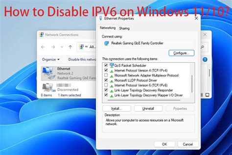How To Disable Ipv6 On Windows 11 Or Windows 10