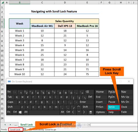 How To Use Navigation Keys In Excel 6 Examples With Shortcuts
