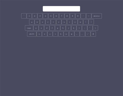 Jquery键盘插件网页虚拟键盘输入代码