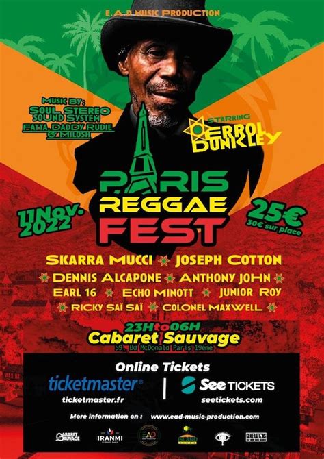 Information Paris Reggae Fest 2022