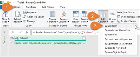 Split By Delimiter Into Rows And Columns With Power Query Excel Campus