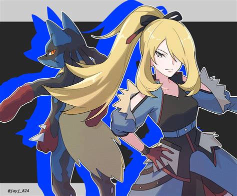With Mega Lucario R Pokegals