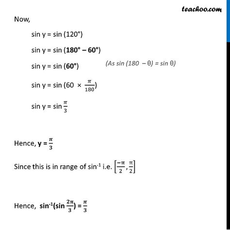 Ex 2 2 10 Find Sin 1 Sin 2pi 3 Chapter 2 NCERT Ex 2 2