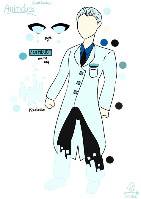 Animdude Aka Scott Cawthon Ref Sheet By Orangeafton On Deviantart