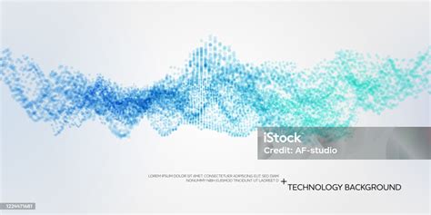 추상 및 과학 기술 배경 네트워크 파티클 그림 3d 그리드 표면 추상적인에 대한 스톡 벡터 아트 및 기타 이미지 추상적인 배경 주제 테크놀로지 Istock