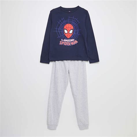Marvel Spider Man Pyjamas 2 Piece Set Blue Kiabi Malte