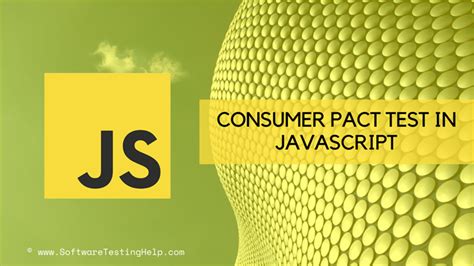 How To Write A Consumer Pact Test In Javascript
