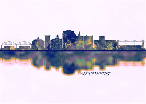 Davenport Skyline By Towseef Dar Wall Art